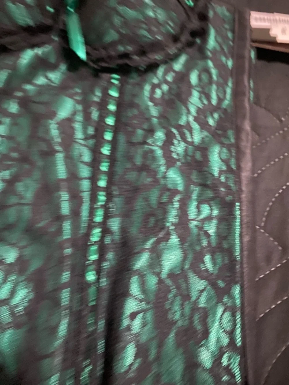 Just Sexy Lingerie | Tops | Just Sexy Lingerie Victorian Green Black ...